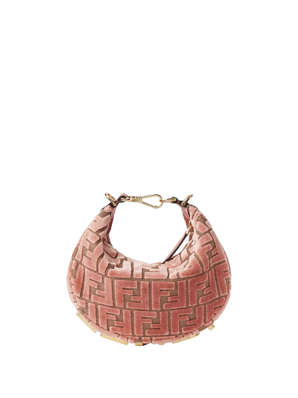 Fendi Women Fendigraphy Mini Hobo Bag In Ff Jacquard Velvet – Luosophy
