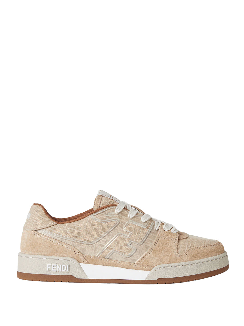 Fendi Men Fendi Match Low Top Sneakers In Jacquard Ff – Luosophy