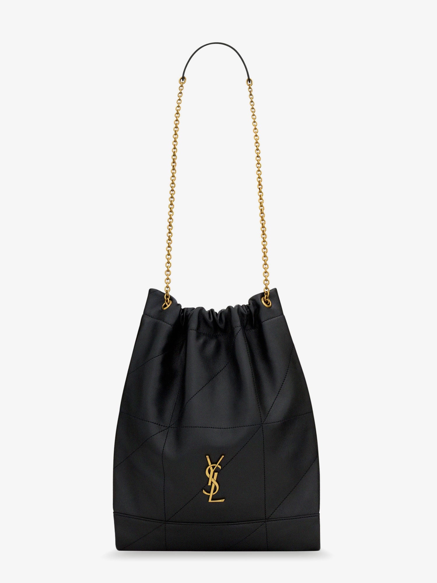 Saint Laurent Women Jamie Pochon Leather Shoulder Bag – Luosophy