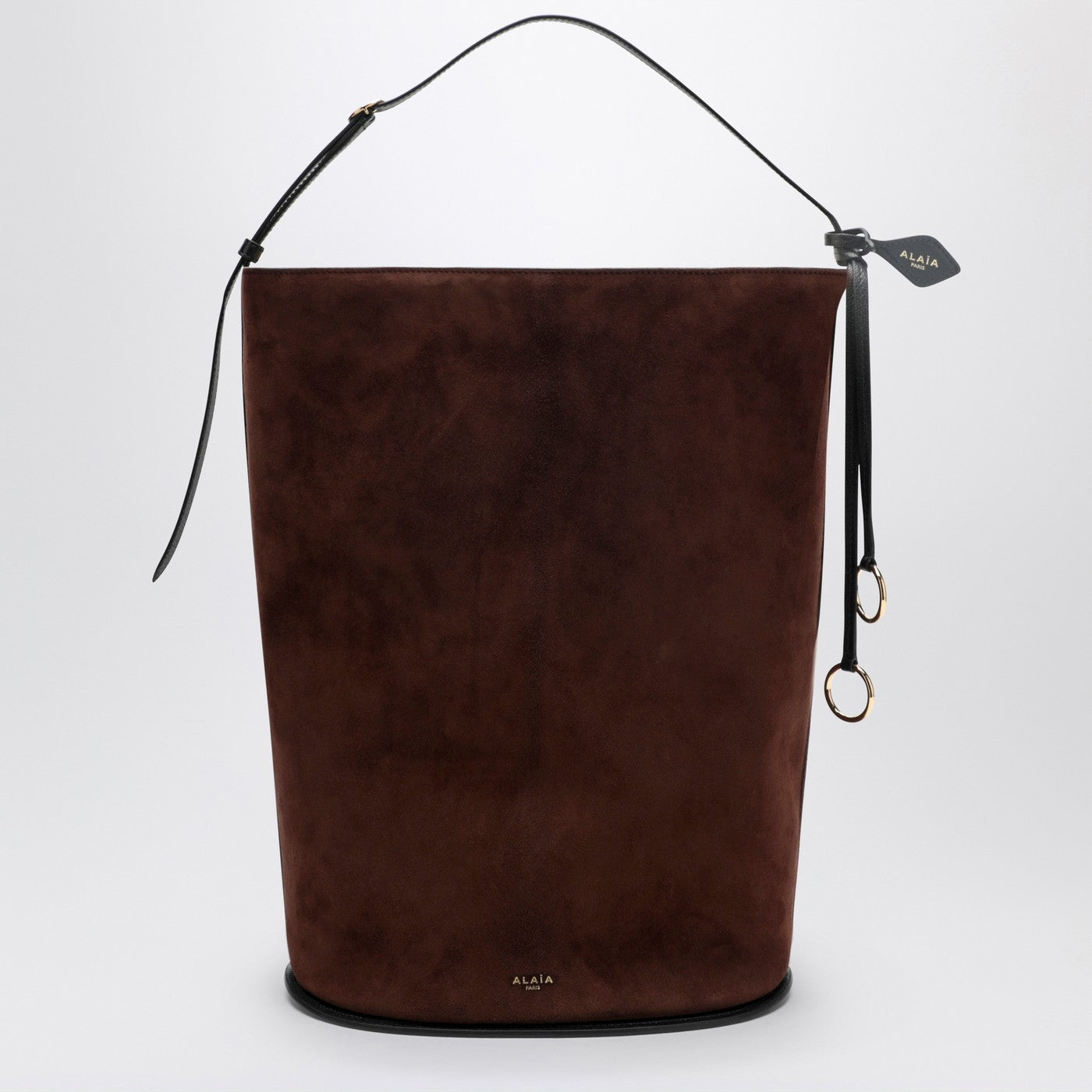 Alaia Hip Large Brown Suede Leather Bucket Bag Women – Luosophy