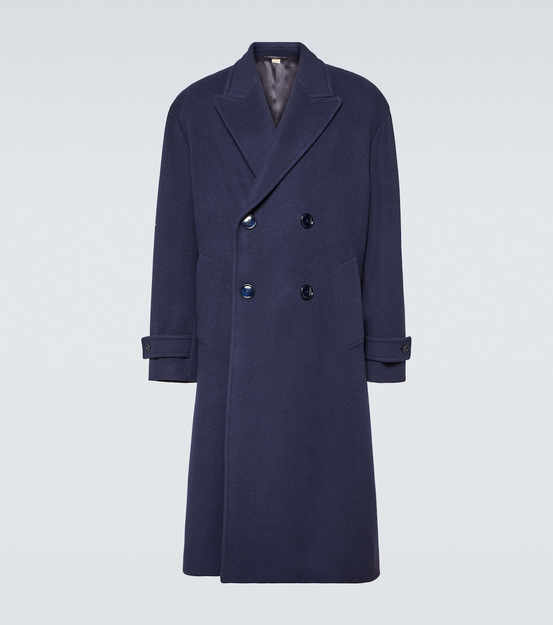 Gucci Men Double-Breasted Wool Overcoat – Luosophy