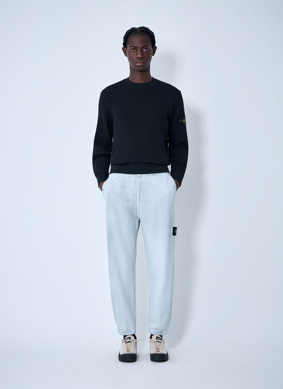 Stone Island Men Logo Patch Track Pants – Luosophy