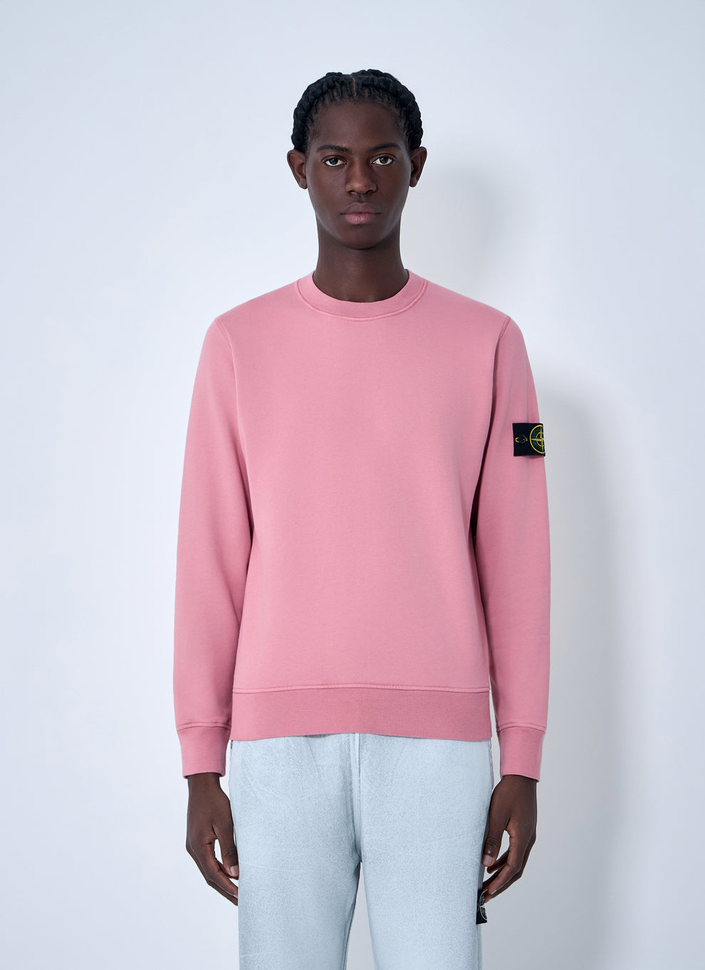 Stone Island Men Logo Patch Sweatshirt – Luosophy