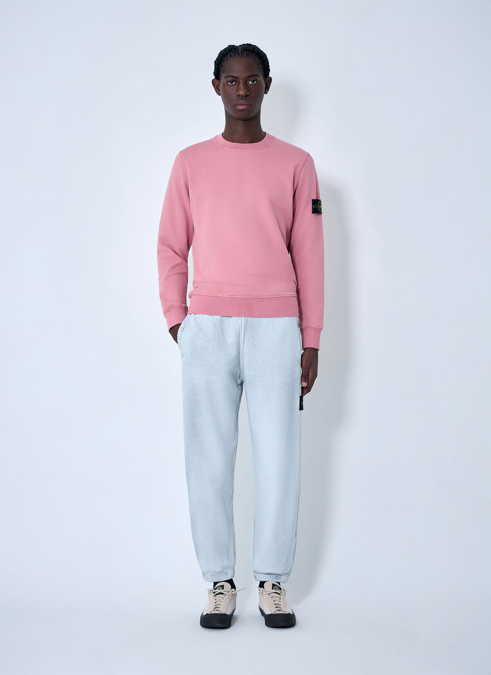 Stone Island Men Logo Patch Sweatshirt – Luosophy